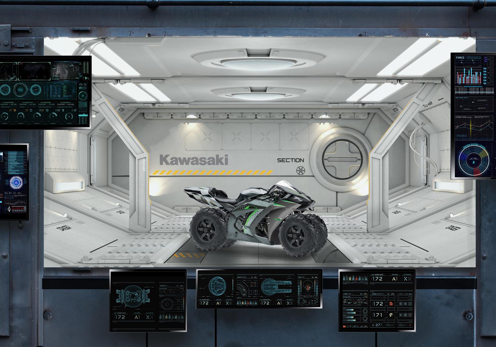 Kawasaki Motorcycle Division Sets Lunar Target