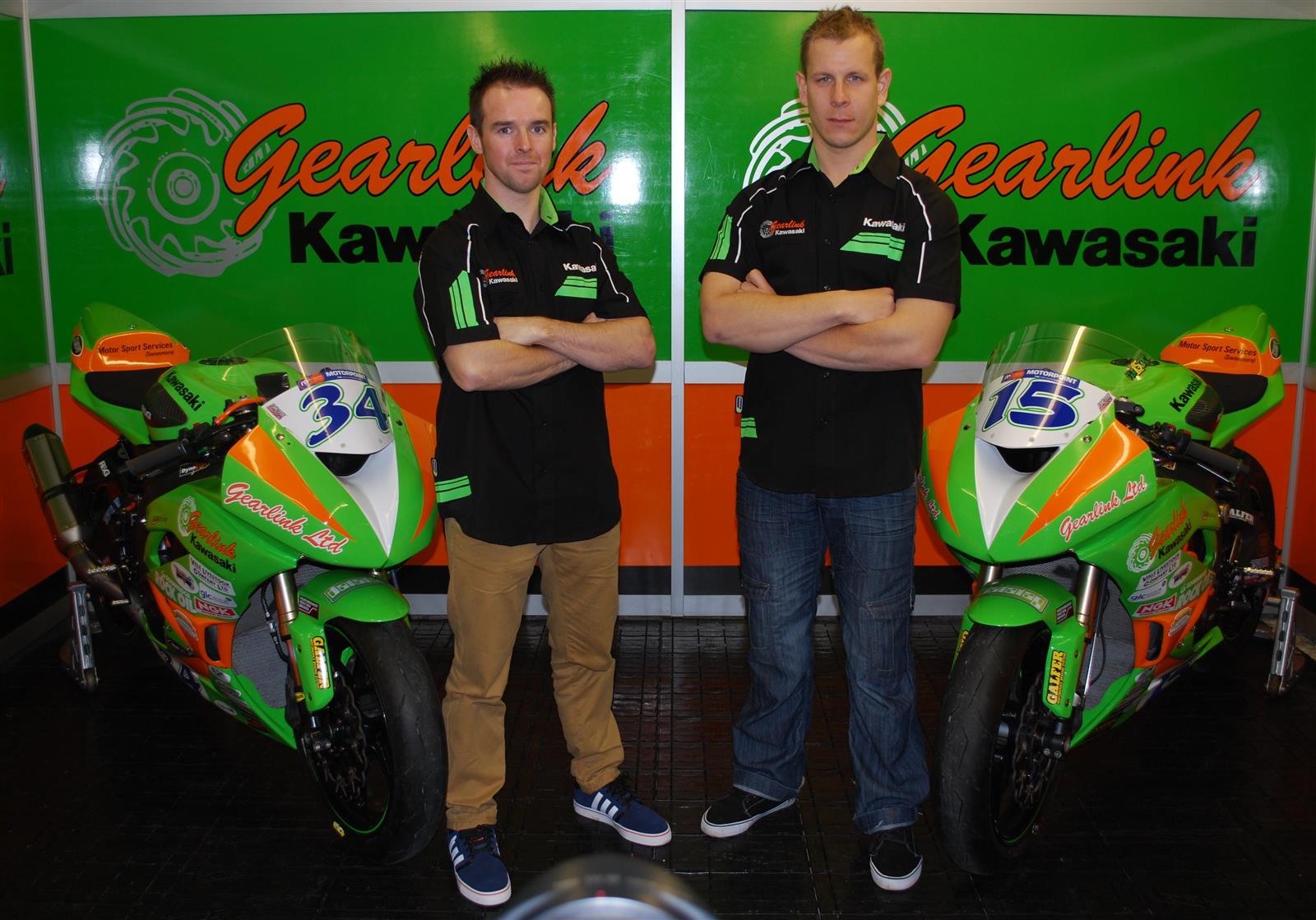 Chequered Flag For Gearlink Kawasaki