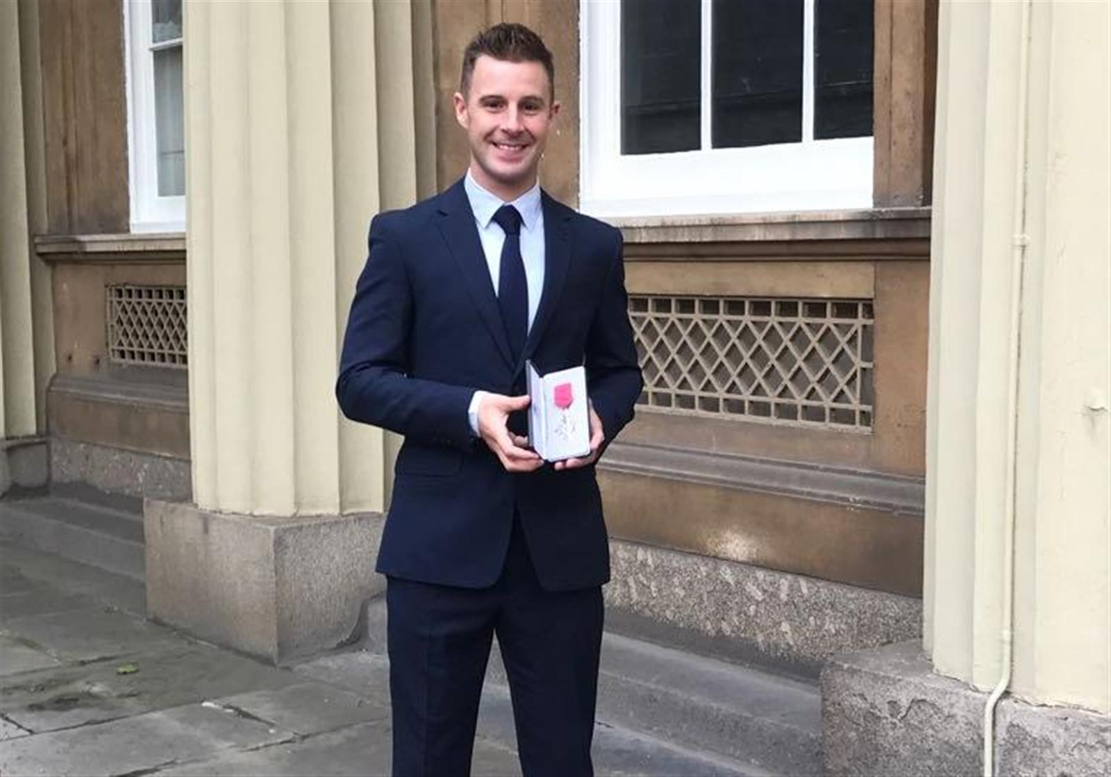 Jonathan Rea receives MBE