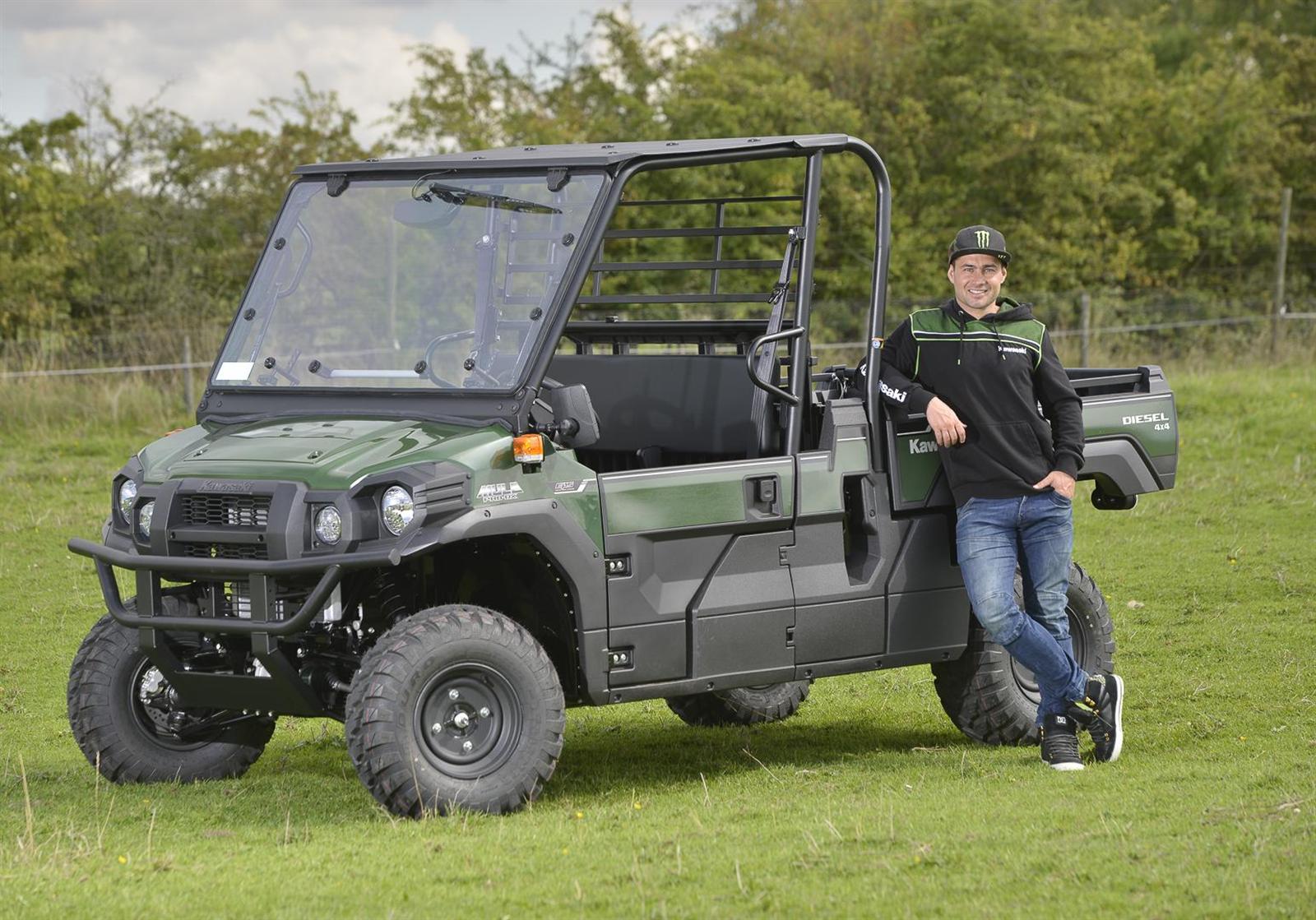 Leon Haslam takes delivery of Mule Pro-DX