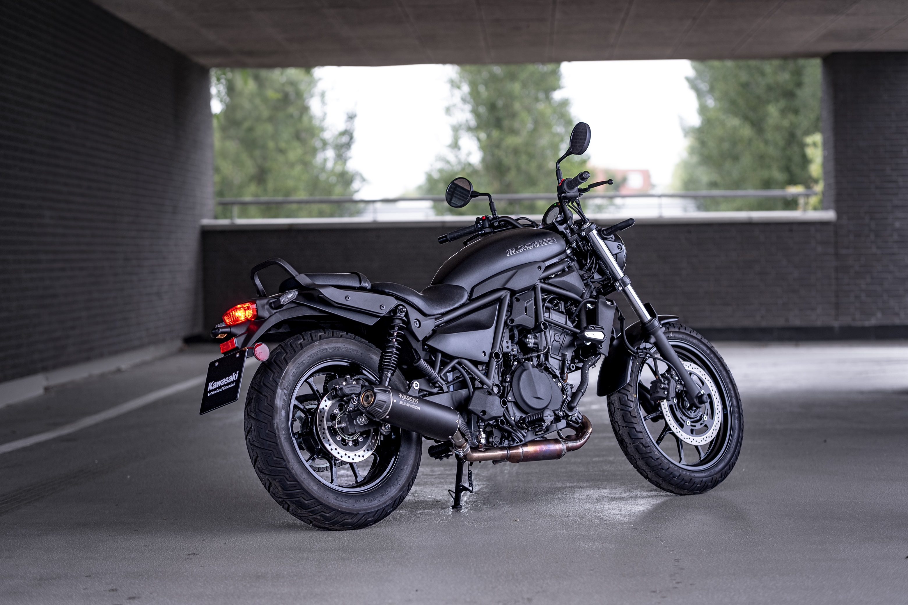 Arrow exhaust 258EXP0115 for Kawasaki Eliminator 500 EL450A EL450B ...