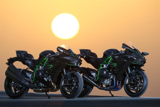 Qatar press launch for Ninja H2 and Ninja H2R