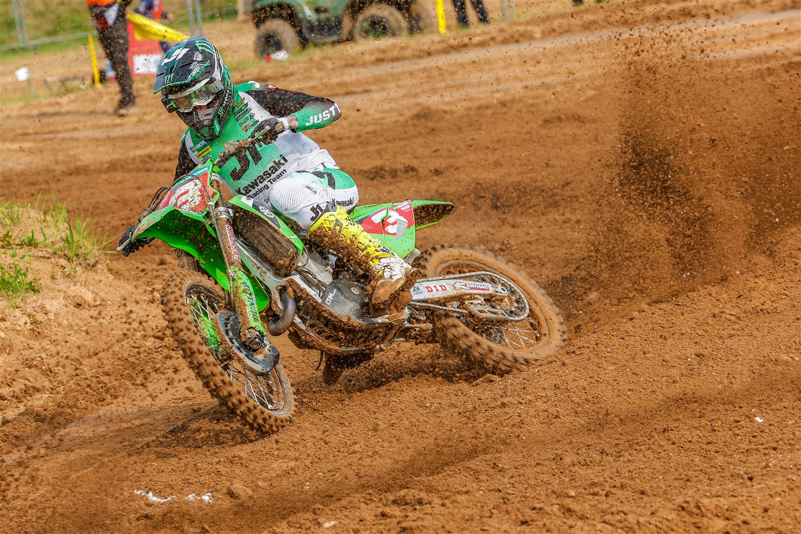 Romain Febvre keeps the red plate with another podium