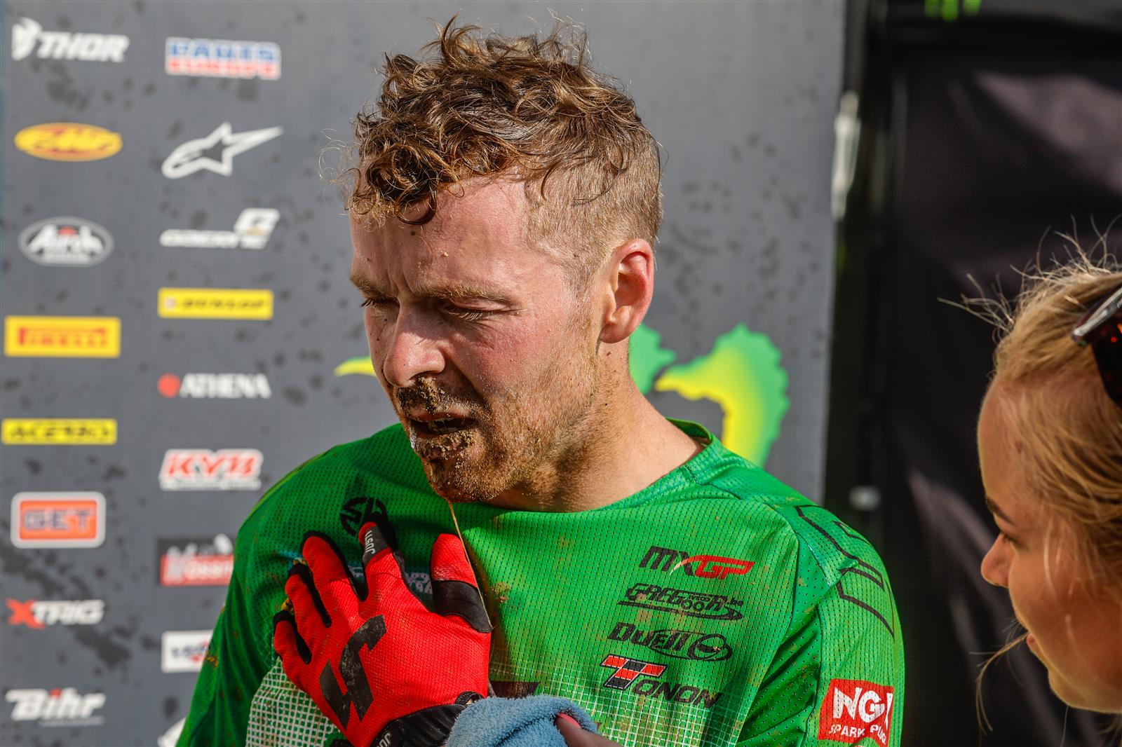 Romain Febvre completes a hat-trick in the Czech Republic