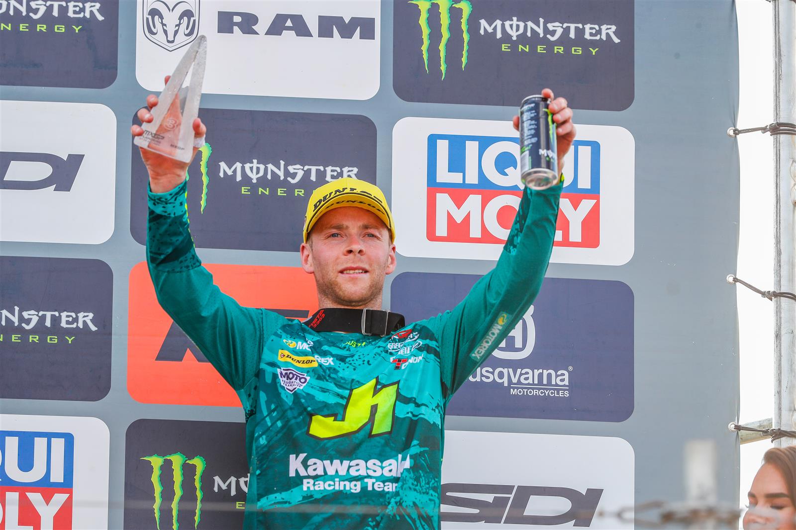 Romain Febvre back on the podium at Lommel