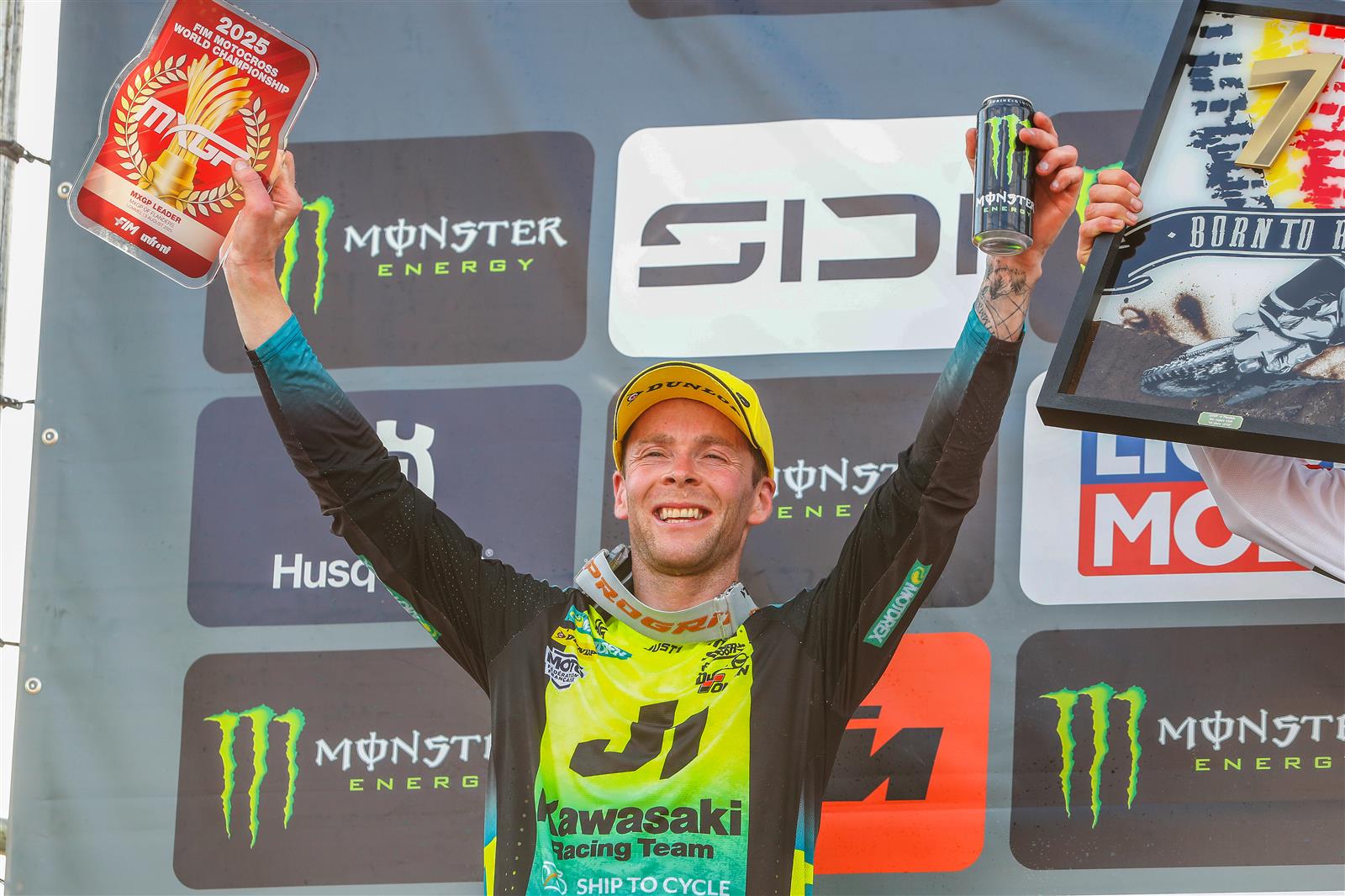 Romain Febvre shares top honours in Belgium