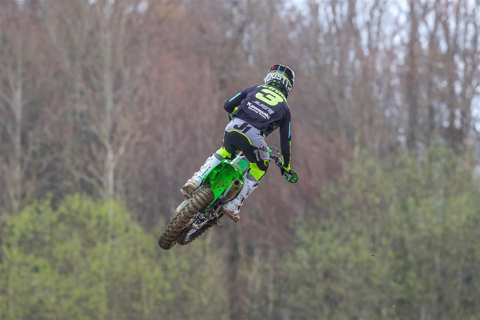 Romain Febvre on the podium in Switzerland