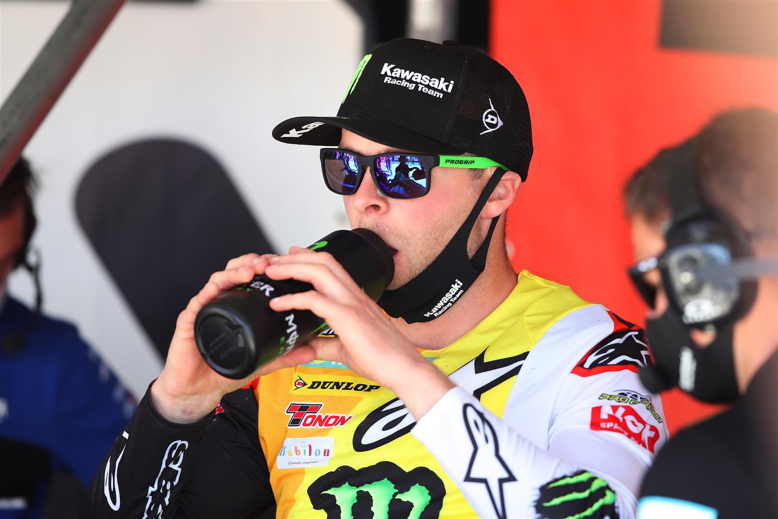 Romain Febvre second in the world at the halfway stage of MXGP