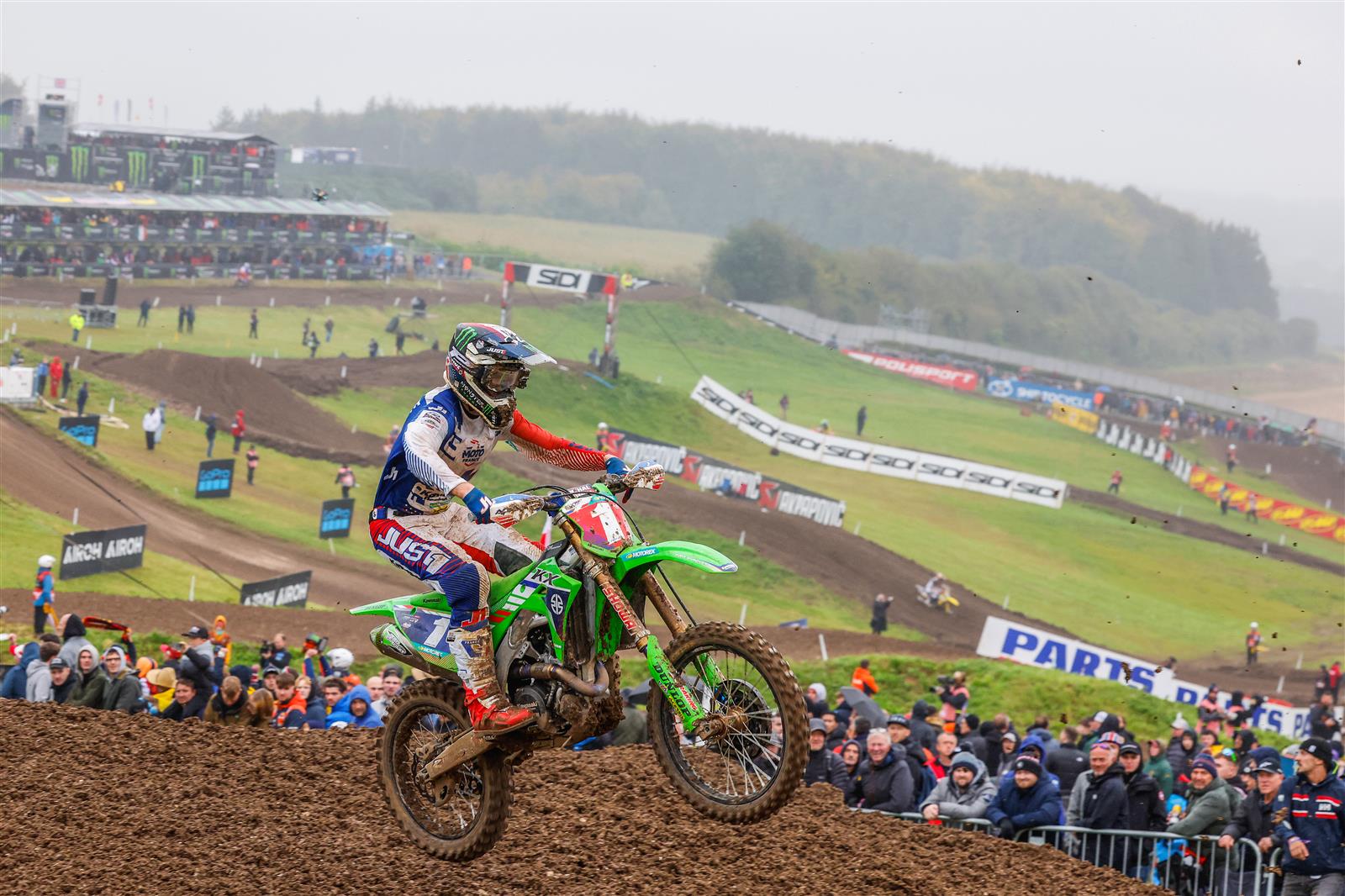 Romain Febvre battled bravely for France