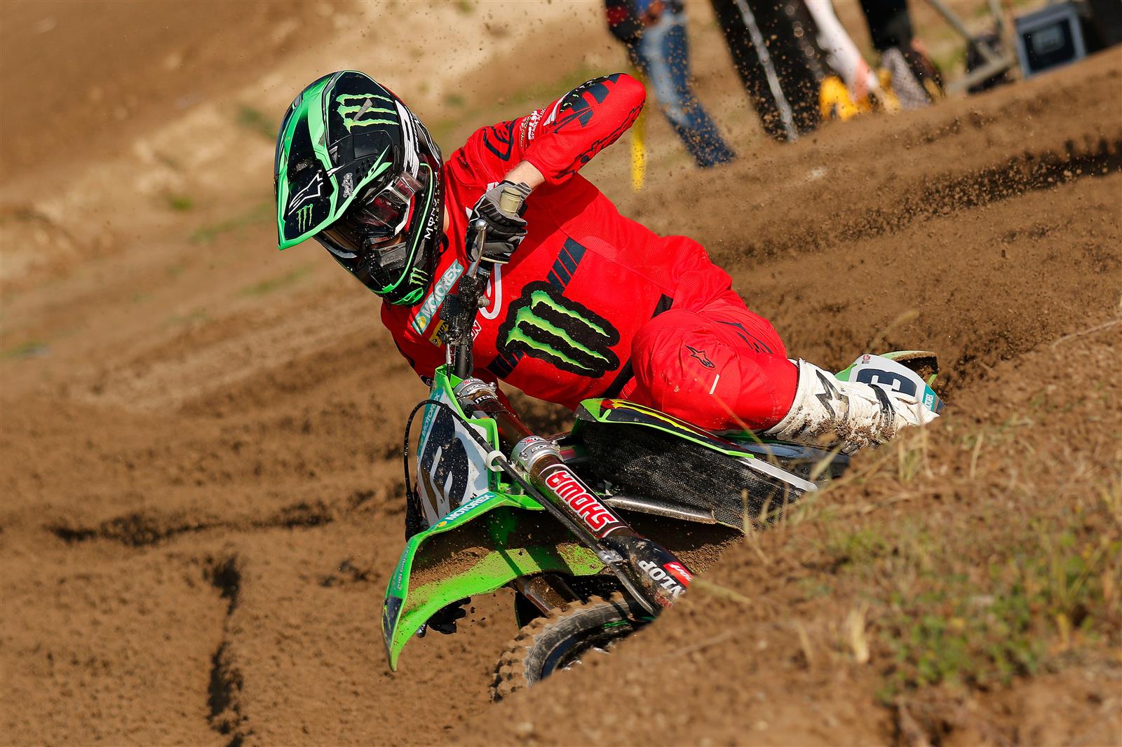 Romain Febvre’s first win for Kawasaki