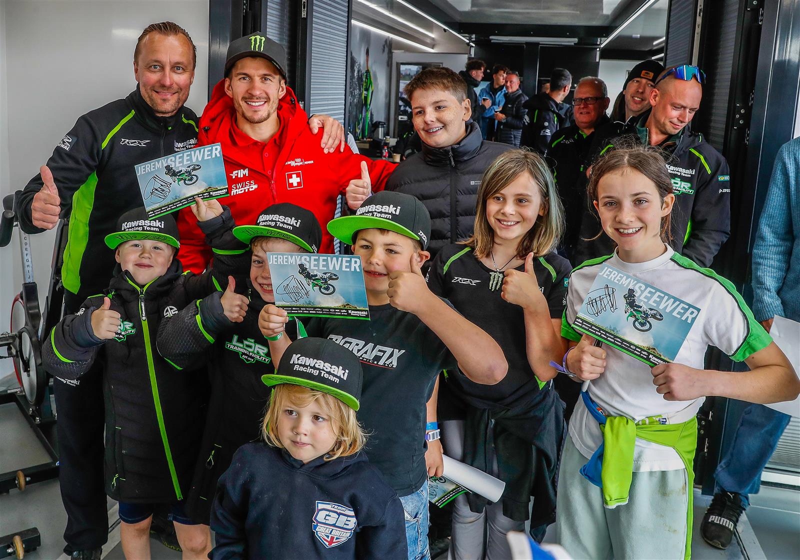 Kawasaki Team Green Riders Enjoy Exclusive Visit to KRT at MXON