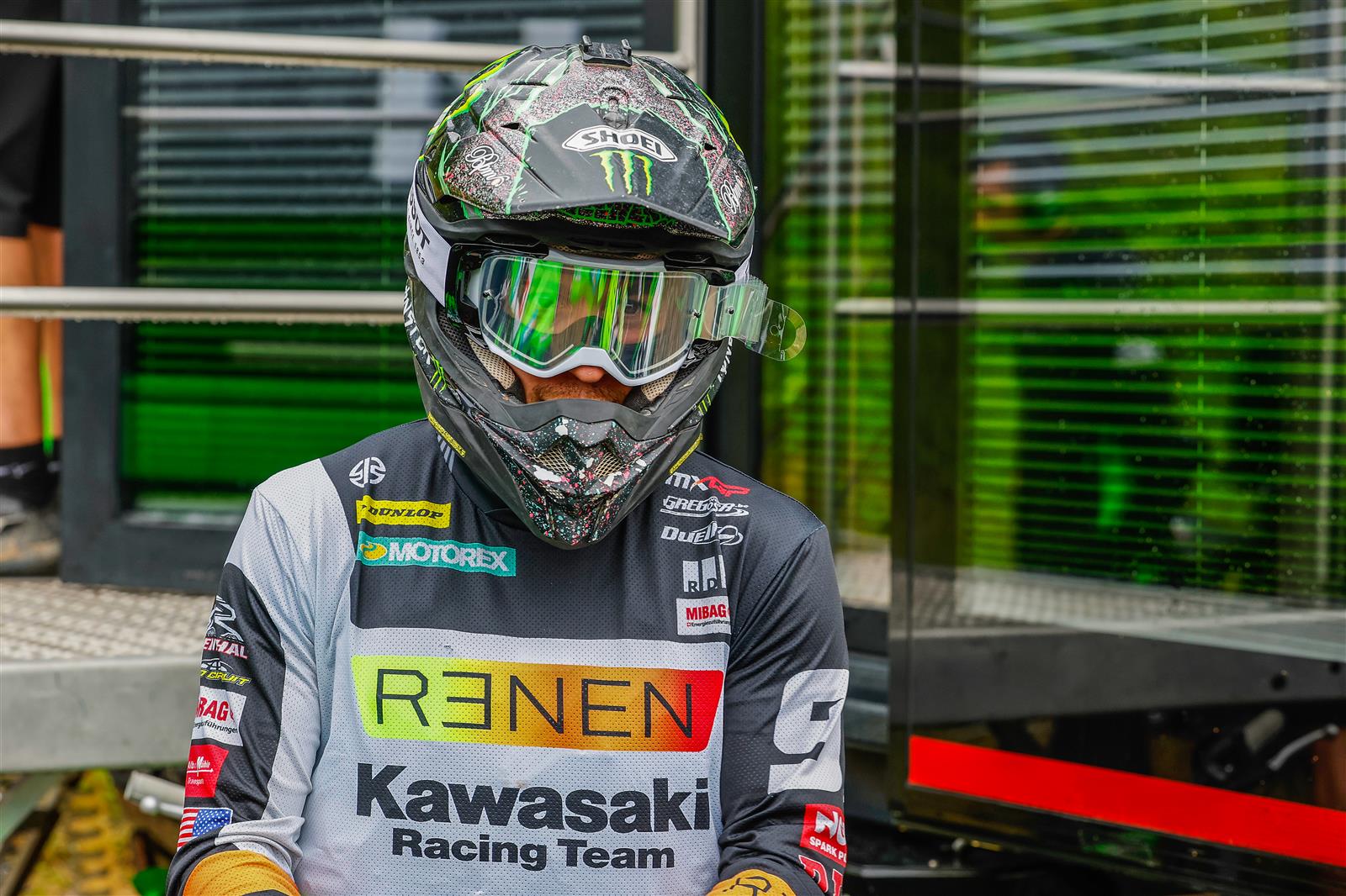 Jeremy Seewer on the podium in Italy