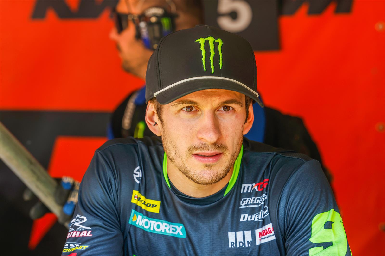 Jeremy Seewer on the podium in Italy