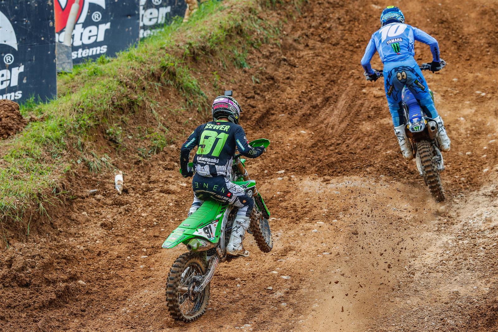 Jeremy Seewer on the podium in Italy