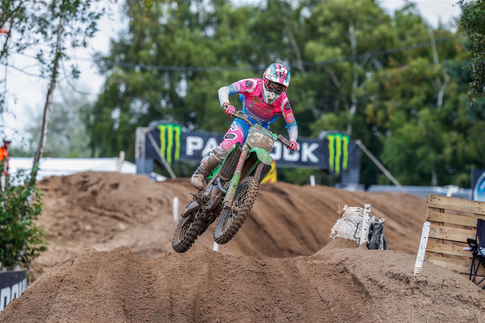 Mathis Valin fifth in each moto at Lommel