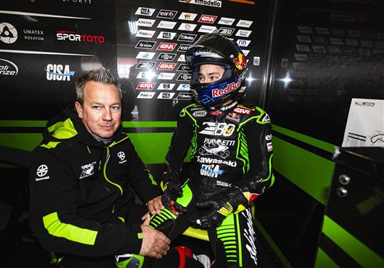 Kawasaki Puccetti Racing with Can Öncü in WorldSSP in 2024