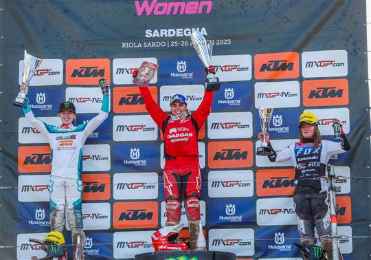Double podium for the Kawasaki girls at WMX round one