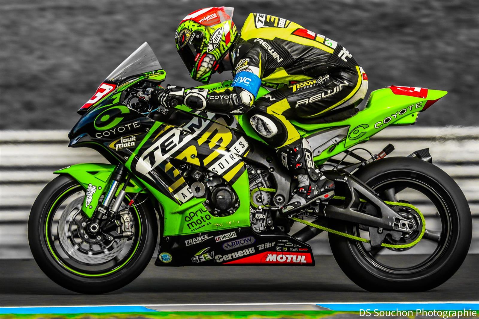 Le Team 33 Louit moto réalise la pôle et finit 4ème de la course ...